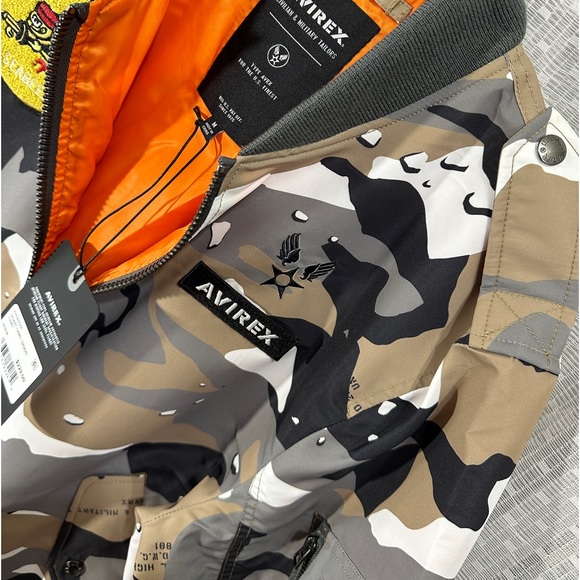 Avirex | Jackets & Coats | Avirex Desert Camo Mens L2b Bomber Hi Speed Low Level Flight Jacket ...